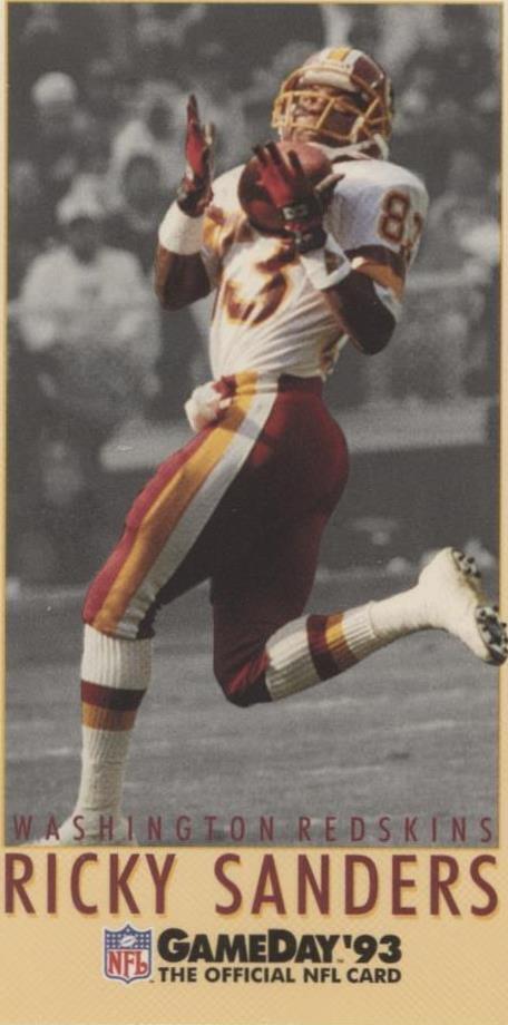 1993 Fleer GameDay - Ricky Sanders #209 for sale online | eBay
