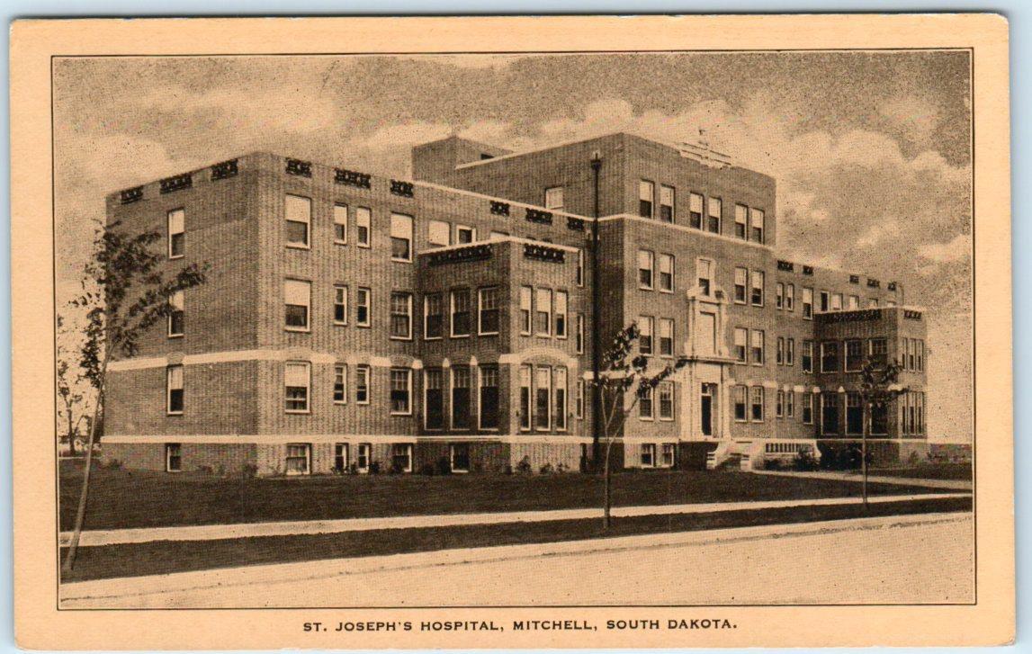 MITCHELL, South Dakota SD ST. JOSEPH'S HOSPITAL ca 1910s Postcard | eBay