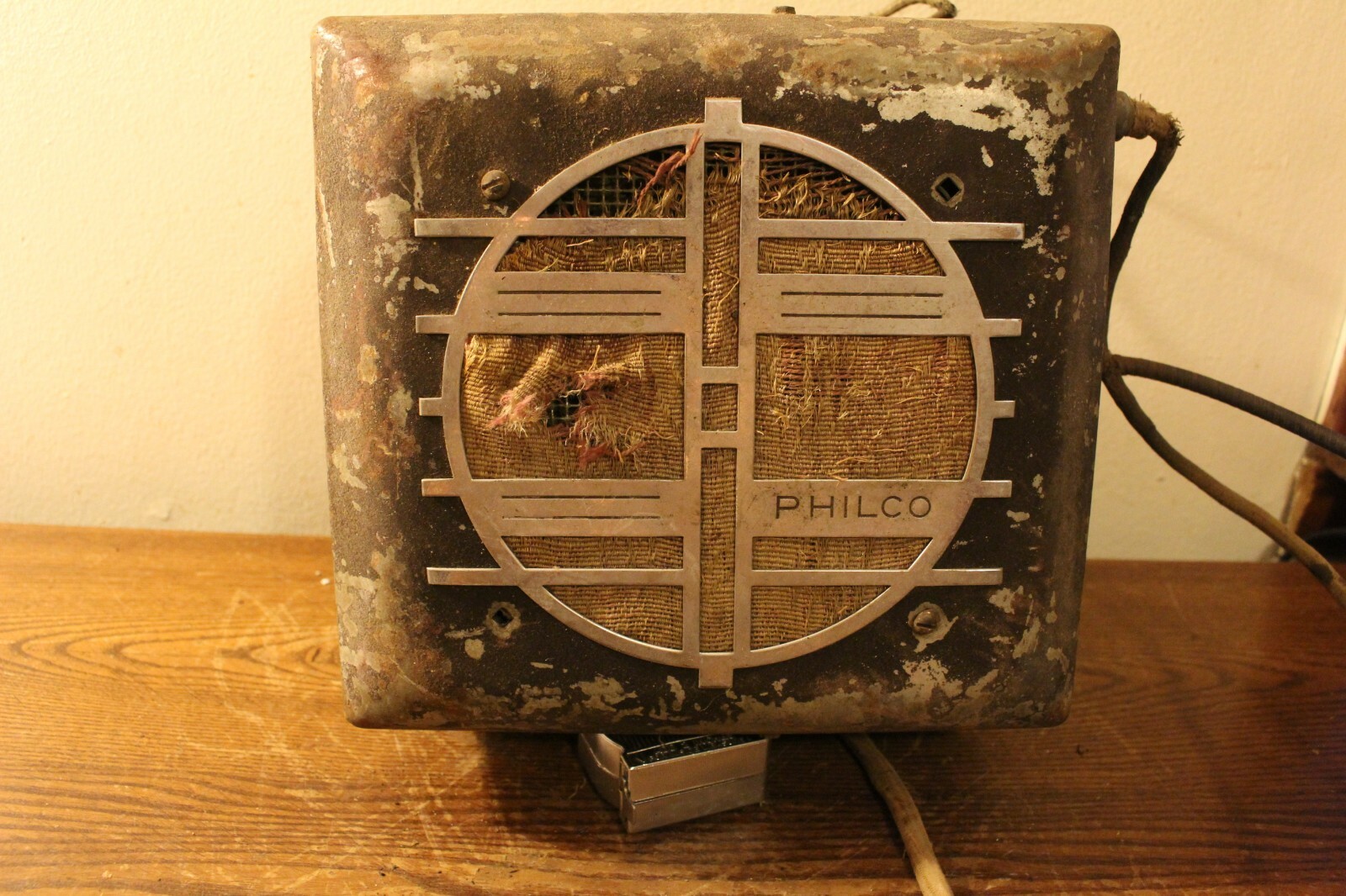 Old 1939 Philco AM Automobile Radio Model 926 Tube Type with External ...