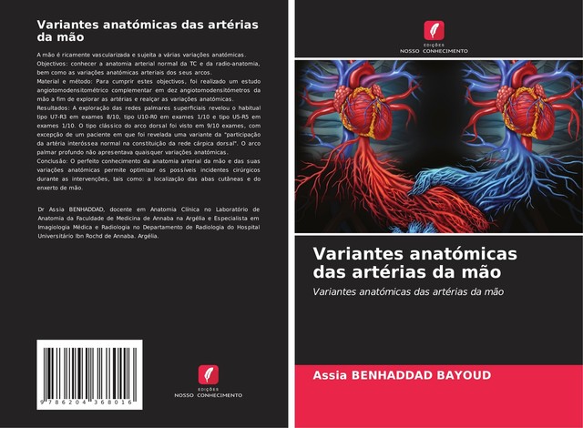 Variantes Anatómicas das Artérias Da Mão von Assia Benhaddad Bayoud ...