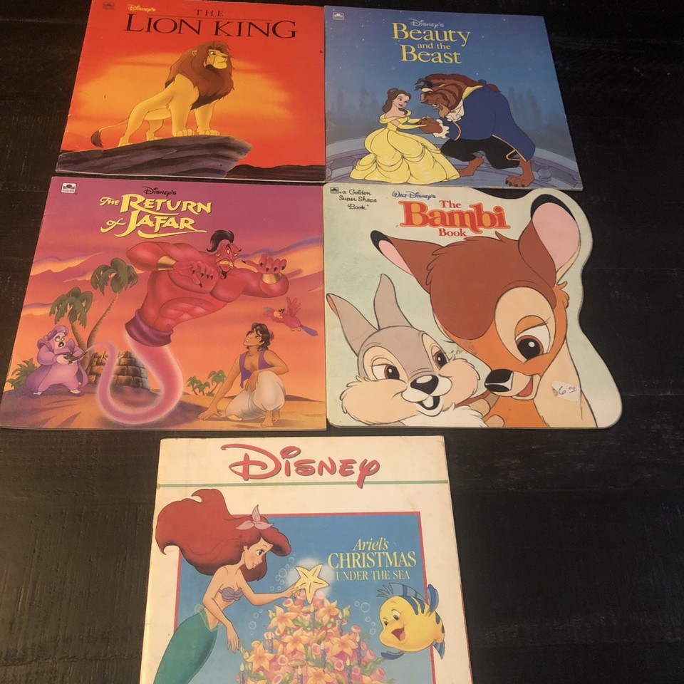 Lot Of 9 Vintage Little Golden Disney Books Bamb Lion King Mickey Pinocchio | eBay