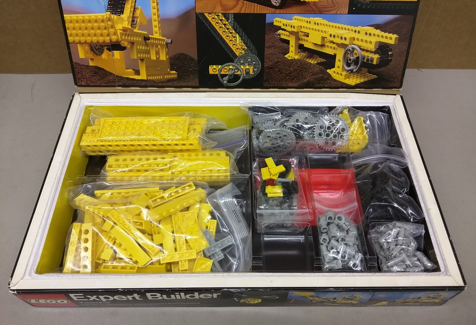 LEGO Expert Builder 951 Bulldozer NEW! Front-End Tracked Bucket Loader ...