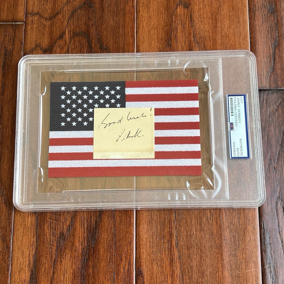 JOHN F. KENNEDY * PSA * Autograph Signature Signed "JFK" Inscription ...