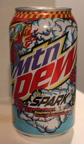 Mountain Dew Mtn Dew SPARK 12oz Can Raspberry Lemonade Full Dew Can ...