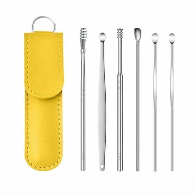 Ear Spoon Cleaning Spiral Ear Digging Spoon Ear Wax Cleaning Scraping ...