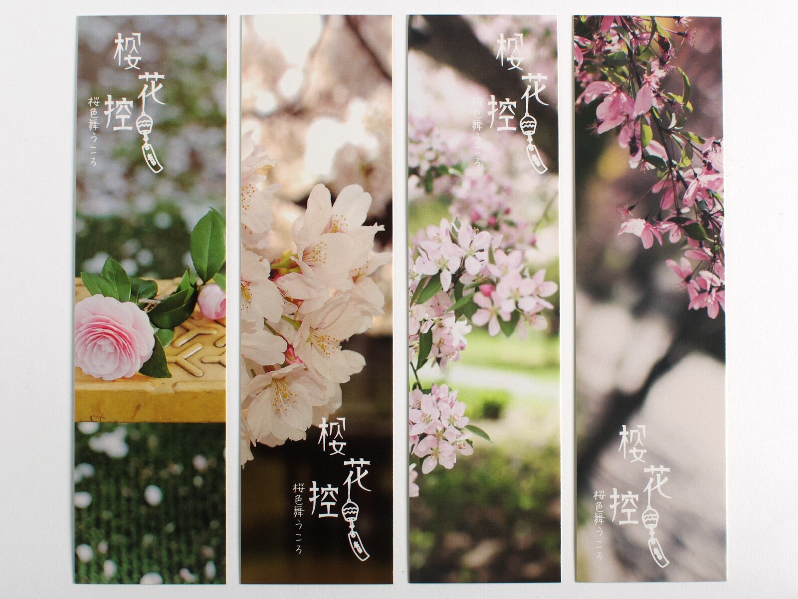 Pack of 30 bookmarks Sakura and Flowers Japanese Scenery Miss Time ...