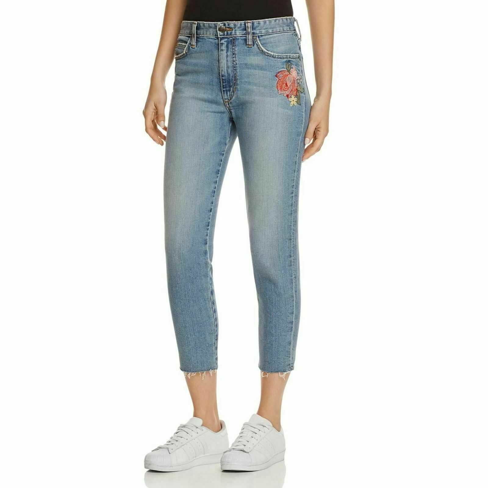 Joe's Jeans The Debbie High Rise Straight Crop Jeans in Sasha size 30 ...