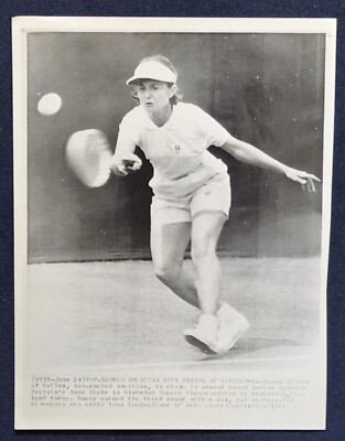 Nancy Richey At Wimbledon American Tennis Star Press Photo 1965 | eBay