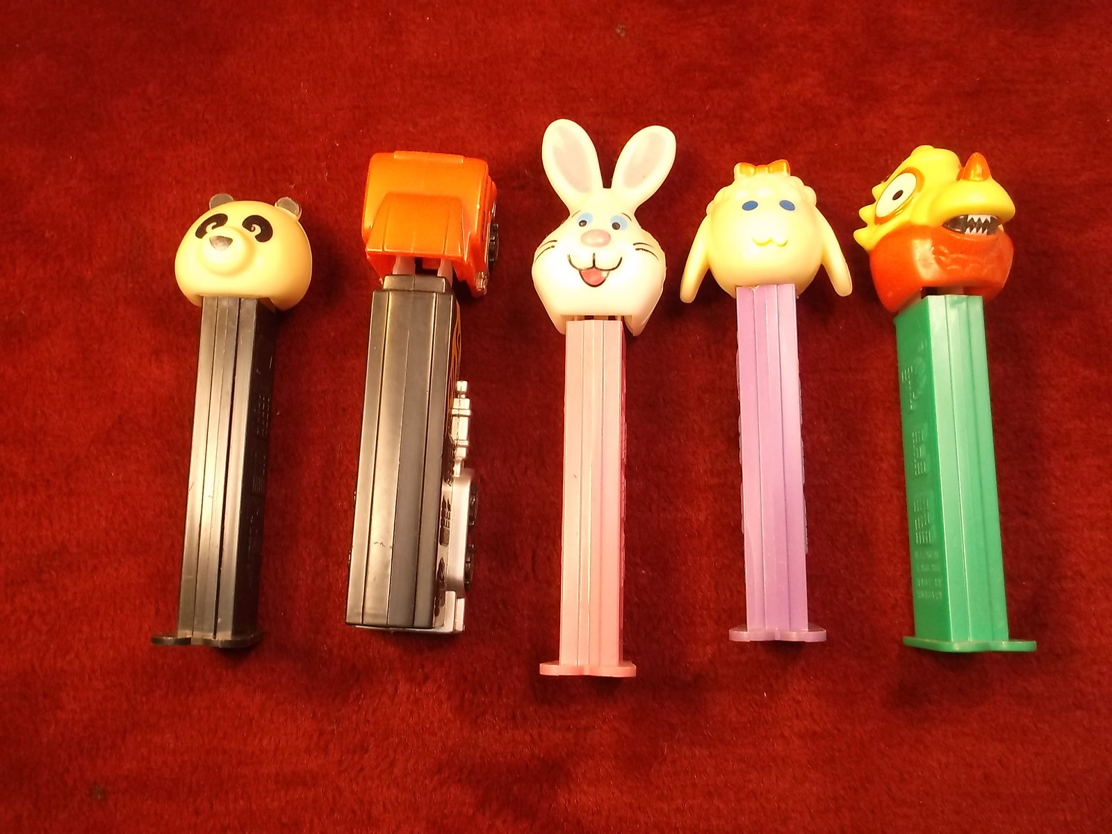 #10 of 17, LOT OF 5 PEZ CANDY DISPENSERS, LITTLE BO PEEP, 18 WHEELER ...