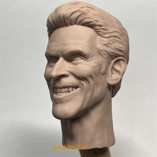 1/6 Head Sculpt Green Goblin Willem Dafoe DIY Carved For 12in Male ...