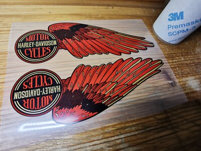 Harley Davidson Electra Glide 80s Fuel Tank Decals X2 Stickers Stickers ...