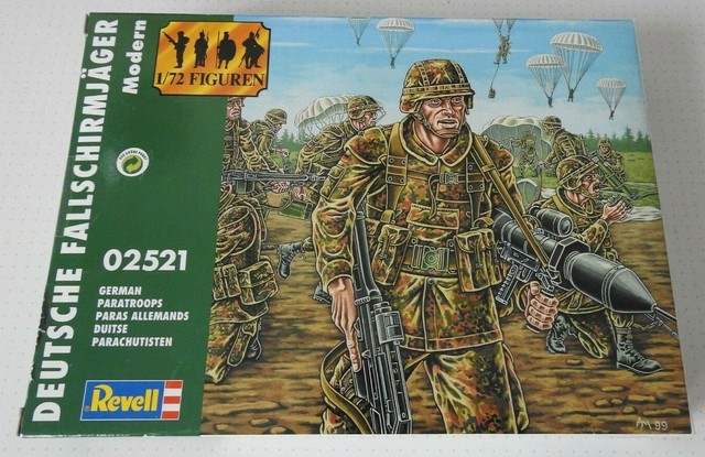 Revell 02521 deutsche Fallschirmjäger modern 1/72 günstig kaufen | eBay