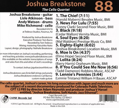 JOSHUA BREAKSTONE - 88 [DIGIPAK] NEW CD 54987414428| eBay