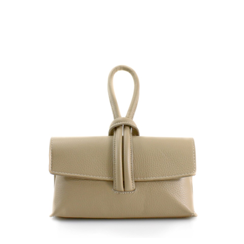 Leather Clutch Handbag Women Loop Lock Flap Crossbody Strap Shoulder ...