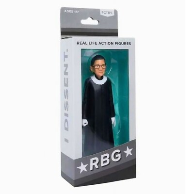 Real Life Action Figures RBG Ruth Bader Ginsburg FCTRY 22568 NEW in Box ...