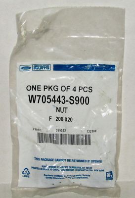 NEW FORD MOTOR COMPANY GENUINE PARTS NUT LOT OF 2 OEM PART NO. W705443 ...