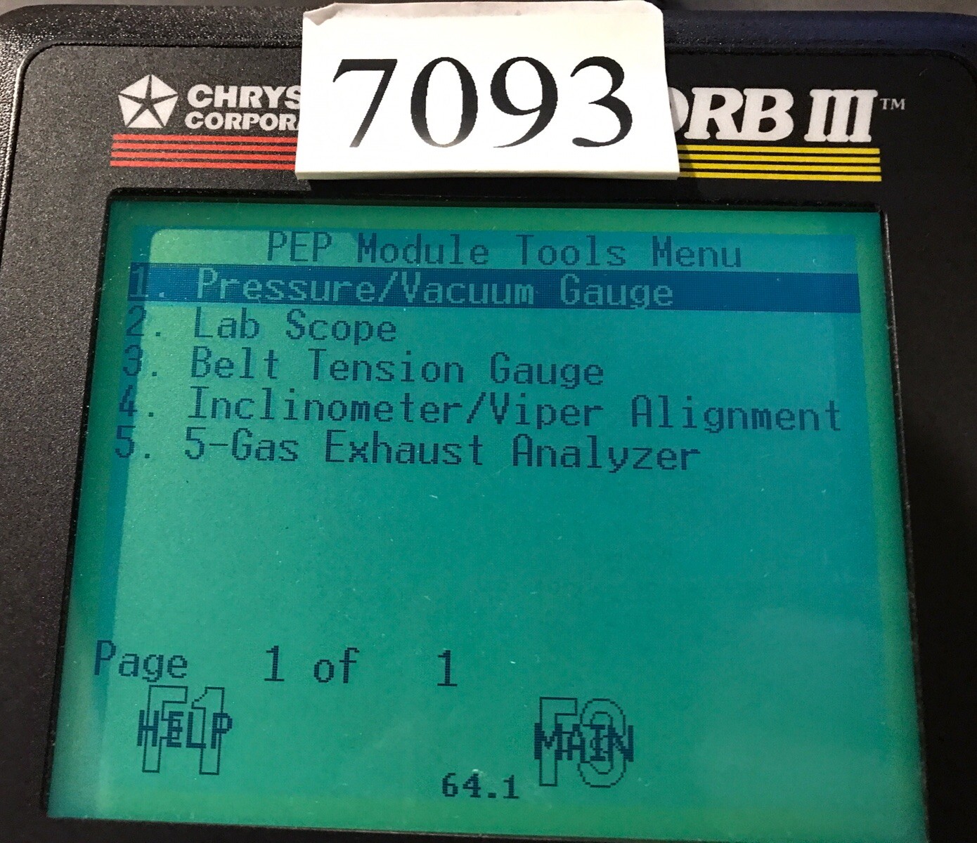 CHRYSLER DRB III DEALERSHIP DIAGNOSTIC SCANTOOL JEEP VIPER MOPAR DODGE ...