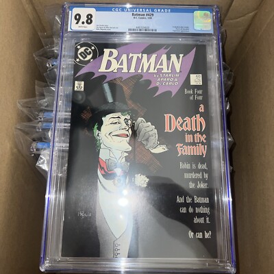 Batman 429 CGC Graded 9.8 Death In The Family DC Comics 1988 | eBay