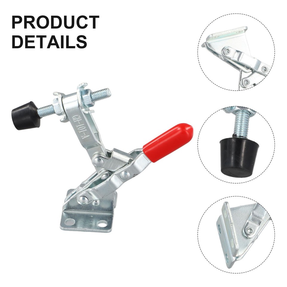 2 Pcs/ Set GH-101A Quick Release Tools Quick Fixture Toggle Clamp 50Kg ...
