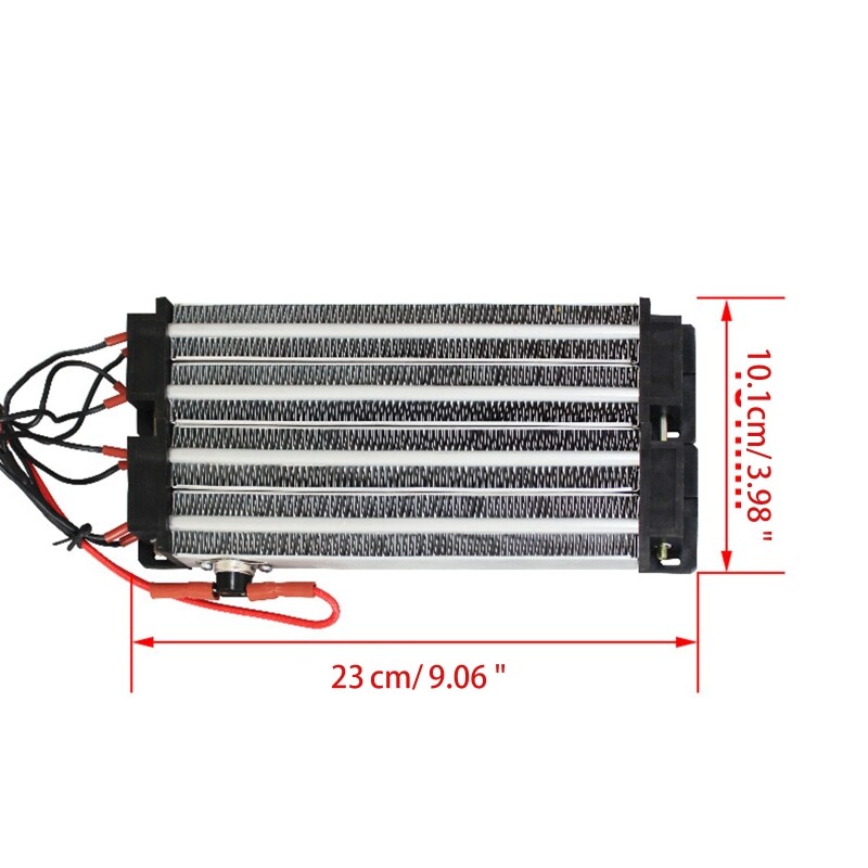220V 2000W Insulation PTC Heating Element Fan Heater Electric Heater ...