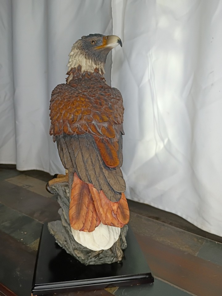BHE Collection Large Eagle Statue 18” Resin Sculpture Bald Eagle ...