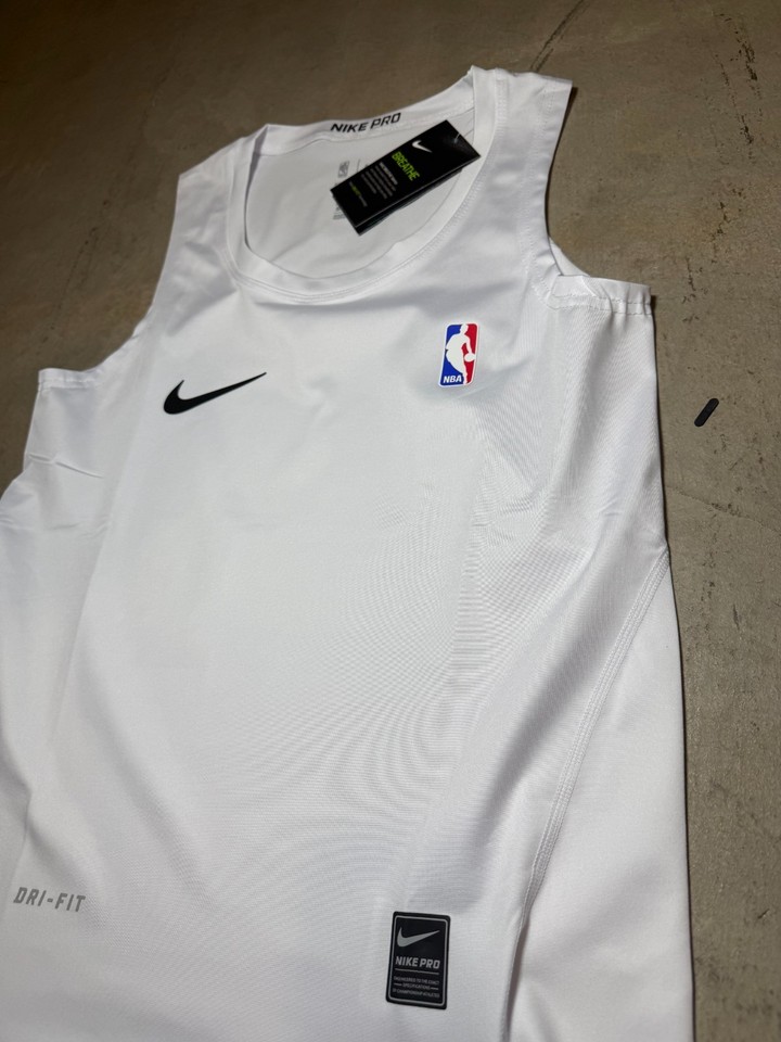 Brand New NBA Compression Tanks White Sizes: Large, Extra Large, XXL | eBay