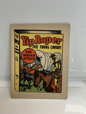 R25 American Chicle, Thrilling Stories, 1930's, Yip Roper, #1 An Indian ...