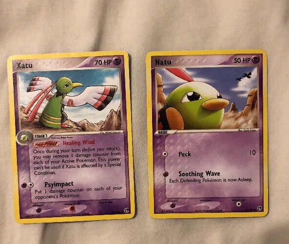 Xatu and Natu Pokemon TCG Ex Sandstorm 55/100 & 69/100 NM Condition | eBay