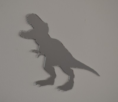 Acrylic Mirrors Dinosaur T-Rex Wall Mount Children's Bedroom Novelty ...