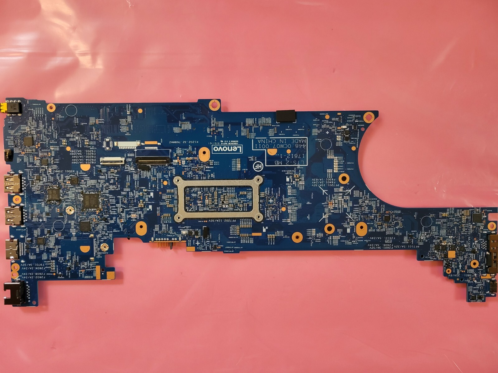 Lenovo ThinkPad T580 Laptop Motherboard 01YR250 1.7GHz i5-8350U Tested ...