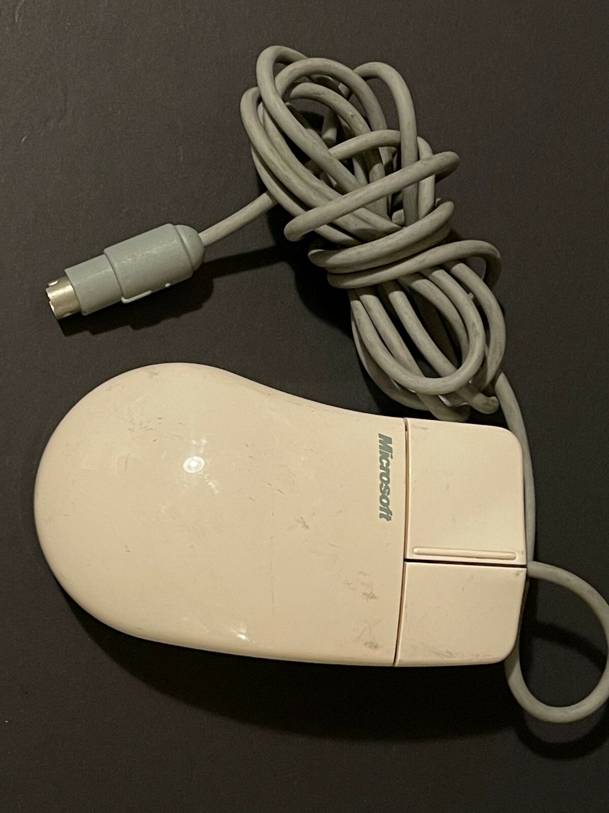 MICROSOFT SERIAL-MOUSE PORT COMP MOUSE 2.0 58264 RARE USED COLLECTIBLE ...