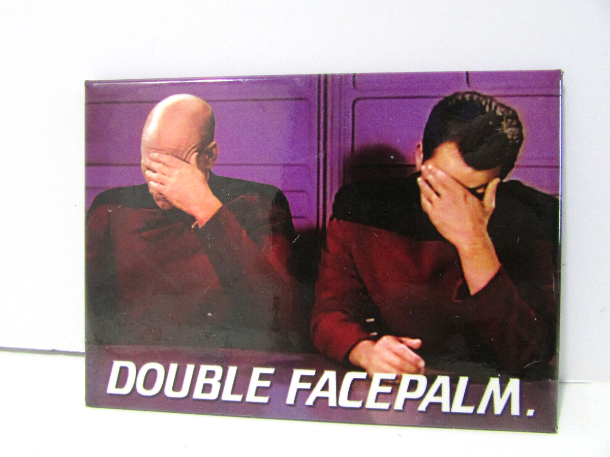 Star Trek Dubbele Facepalm Star Trek's Double Trouble | Star Trek
