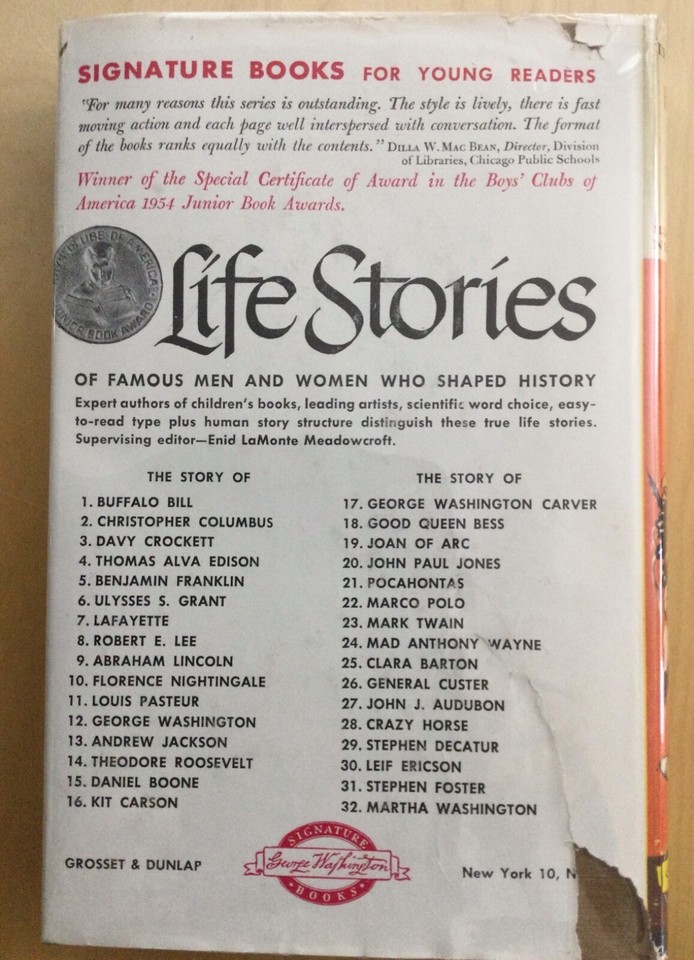 Story of Buffalo Bill - Signature Book | eBay