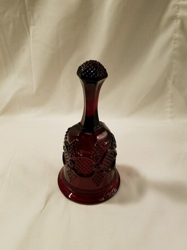 Avon 1876 Cape Cod Collection Dinner Bell Ruby Red Glass | eBay
