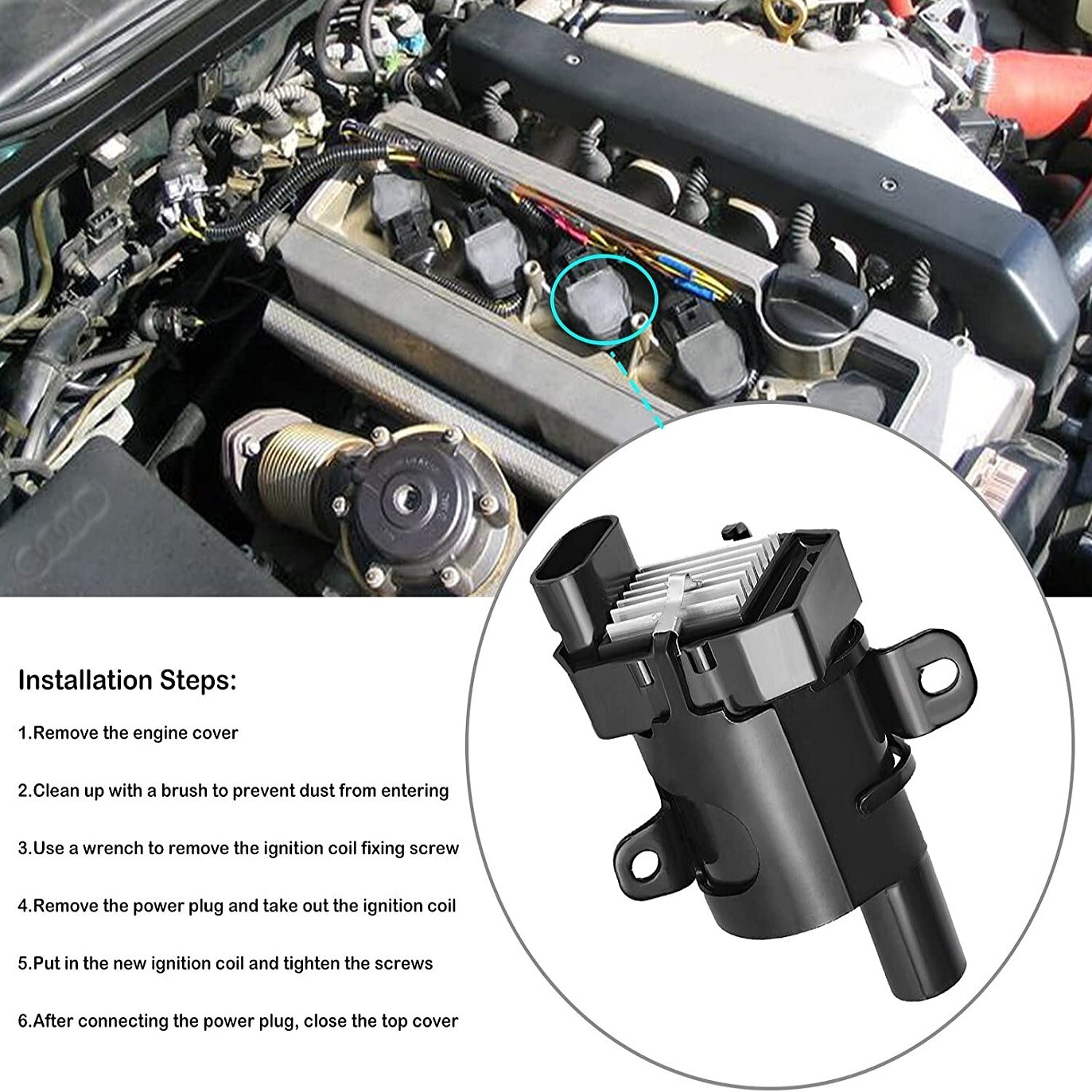 New Replacement Ignition Coil Unit For Holden Commodore LS2 LS3 LS7 L98 ...
