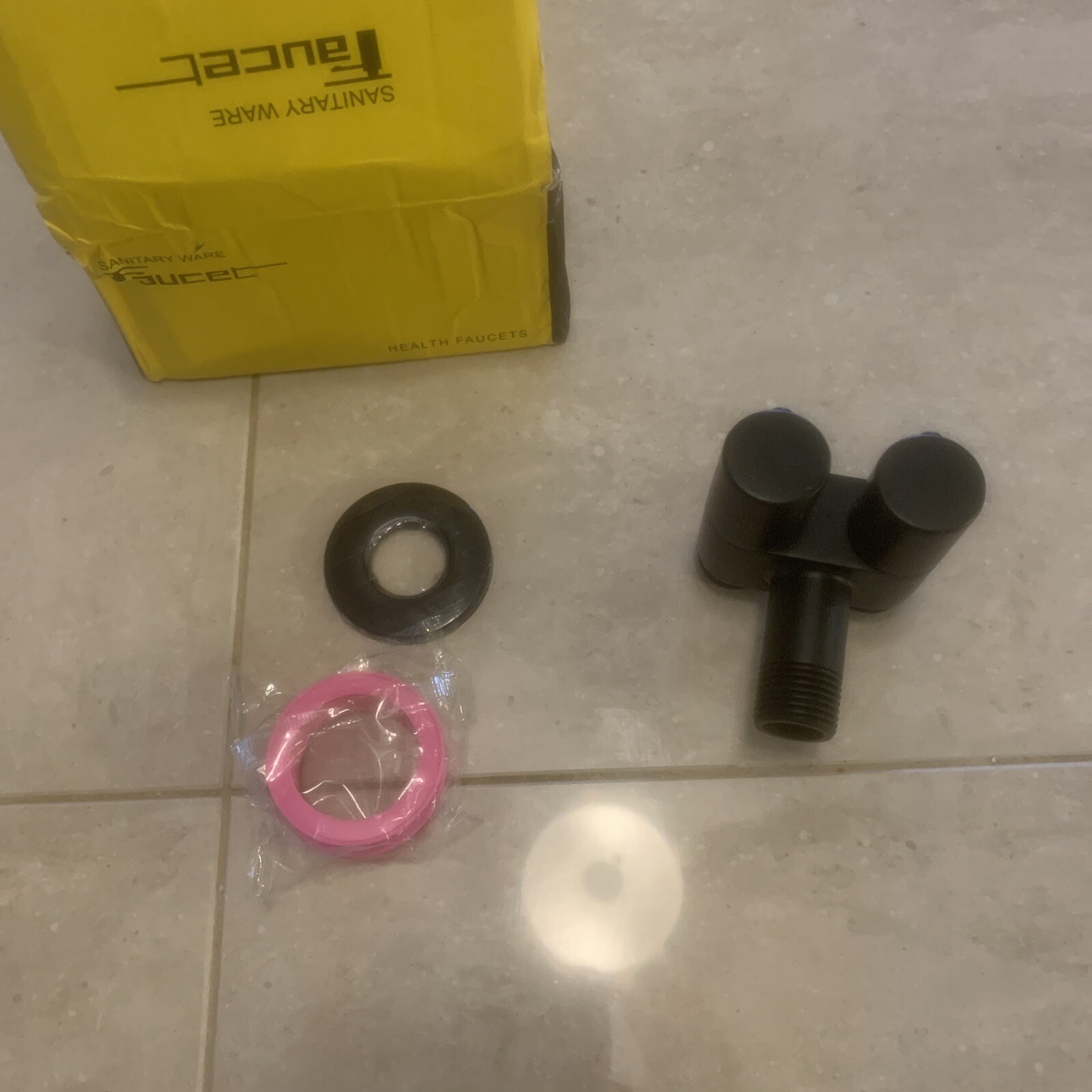 Sanitary Ware GB18145-2014 Black Double Switch Washing Machine Faucet ...