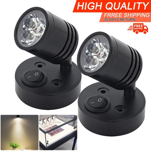 2PCS LED Reading Light Camper Caravan Van Motorhome Boat Interior Spot ...