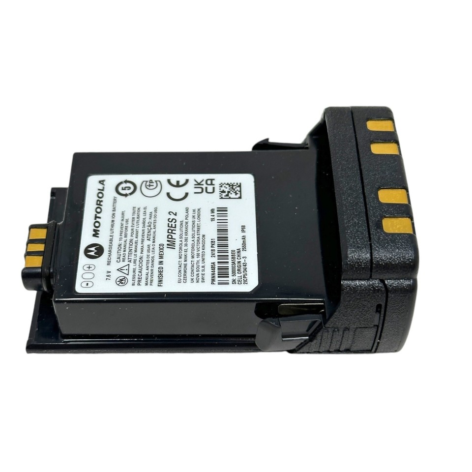 Genuine Motorola IMPRES 2 PMNN4485A Rechargeable Li-ion Battery 2550 ...