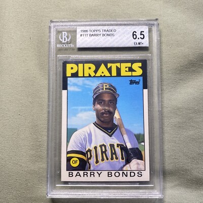 1987 Barry Bonds number 361 Don Ross Beckett 6.5 | eBay