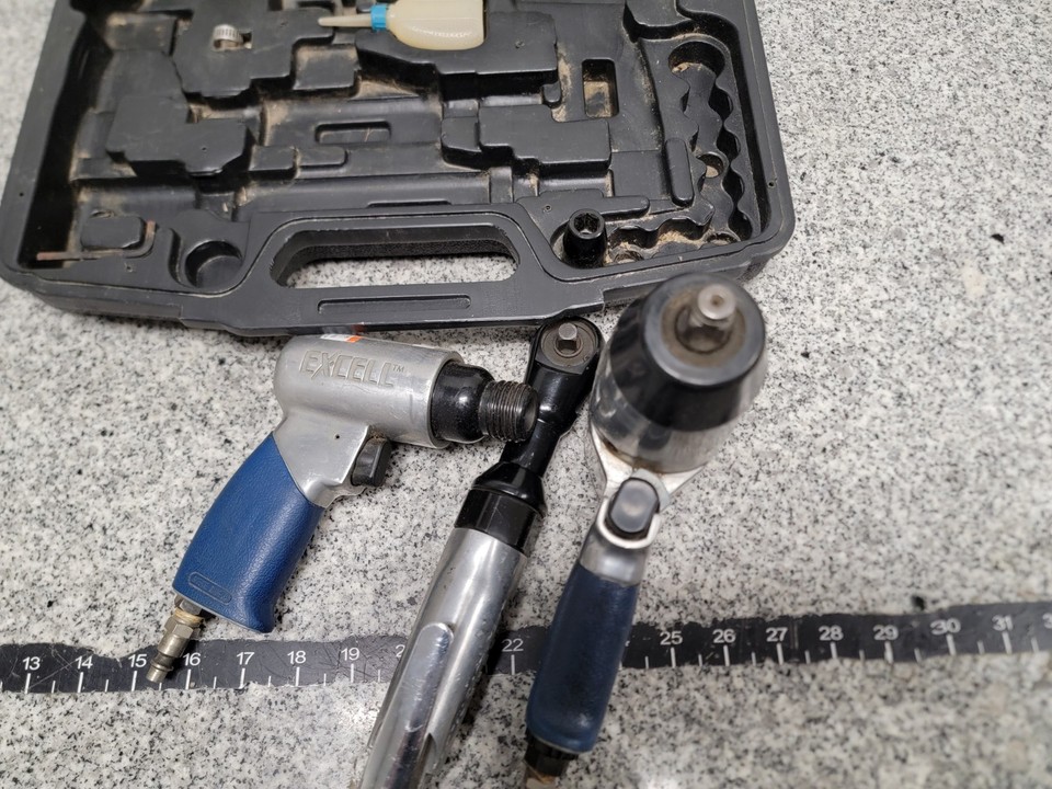 Ex-Cell Pneumatic Air Tool Kit Set In Hard Case | eBay