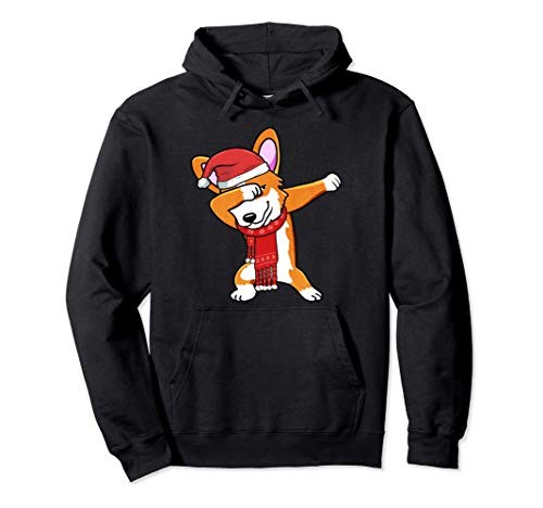 Funny Dabbing Corgi Hoodie Funny Corgi Christmas Costume Gift for Dog ...