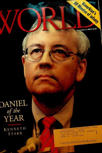 World Magazine December 5 1998 Kenneth Starr Judy Blume James Carville ...