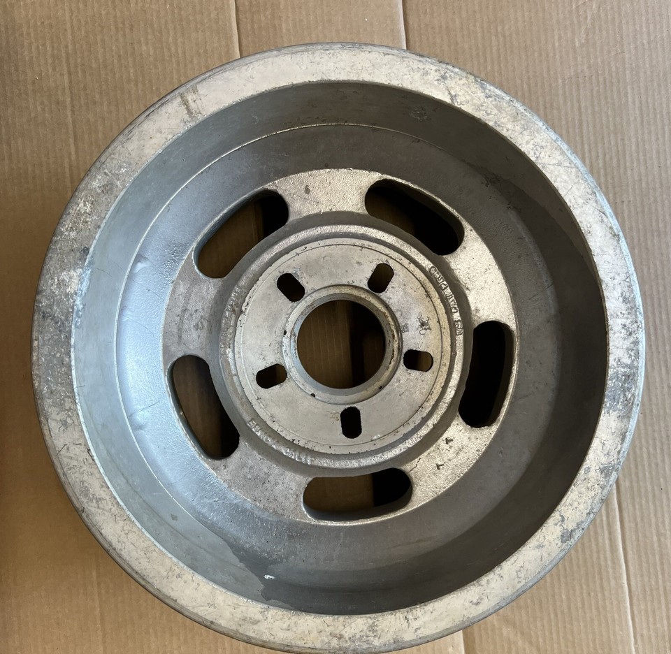 Vintage 15x8.0" Thick Aluminum Slot Mag Wheel 5 Lug 4.75" Bolt Pattern ...