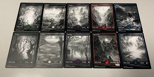 Innistrad: Midnight Hunt Full Art Land set (1 each of 10) MTG Magic | eBay