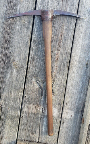 VTG Forged # 6 Railroad Miner Double Ended Head 21" pick axe ax with 36" Handle | eBay