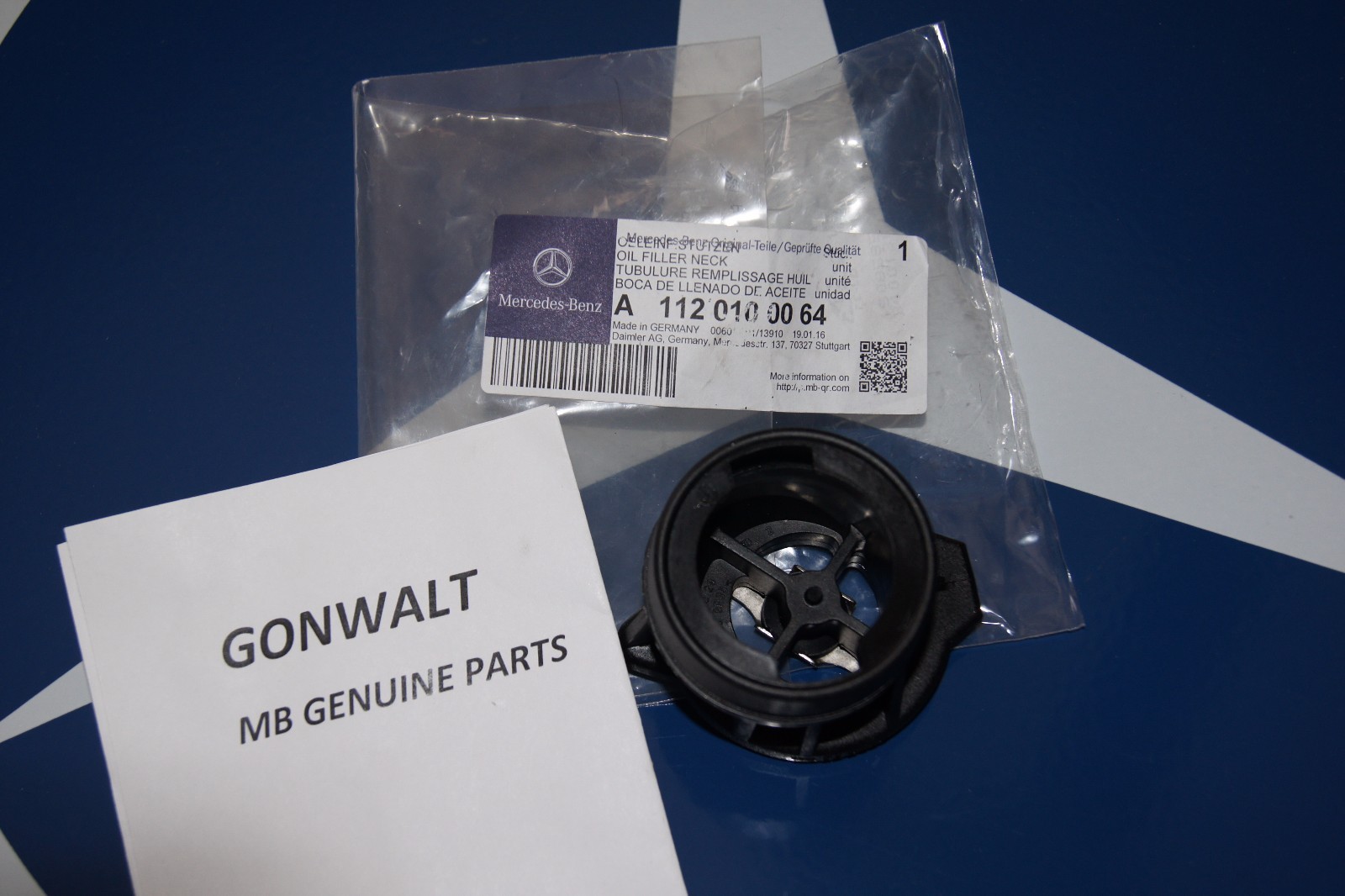 Mercedes Benz Genuine Oil Filler Neck Boot C E ML S Class OE 1120100064 ...