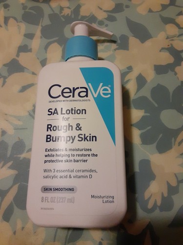 CeraVe SA Lotion for Rough & Bumpy Skin, Exfoliates Moisturizes 8 oz ...
