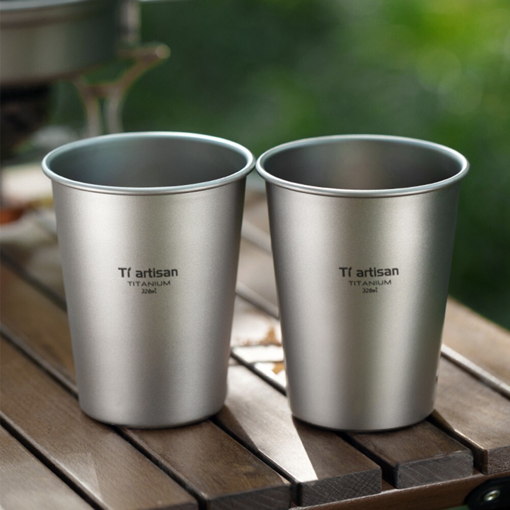 Titanium Stackable Beer Water Cup Mug Camping Mug For Home Camping ...