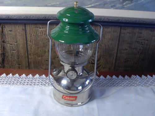 VTG 1954 Coleman Gas Single Mantle Green Lantern Sunshine model 202 | eBay