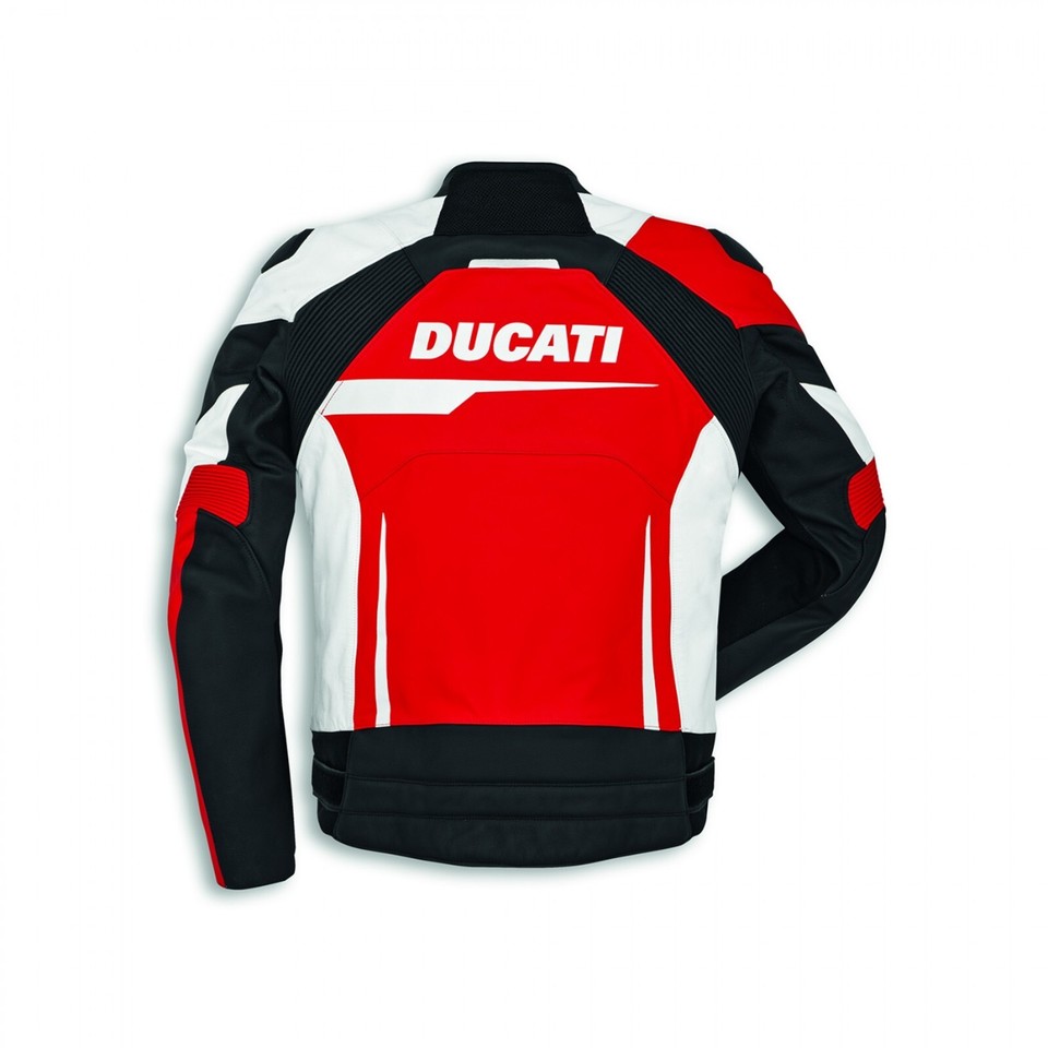 Ducati Corse Speed Evo C1 Men Motorcycle Racing Leather Jacket | eBay